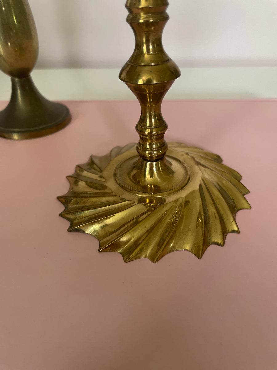 Brass Candlestick Holder – The Emerald Archive